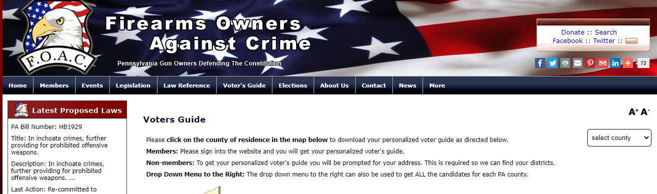 Do you want candidates who will support the Second Amendment? FOAC ...