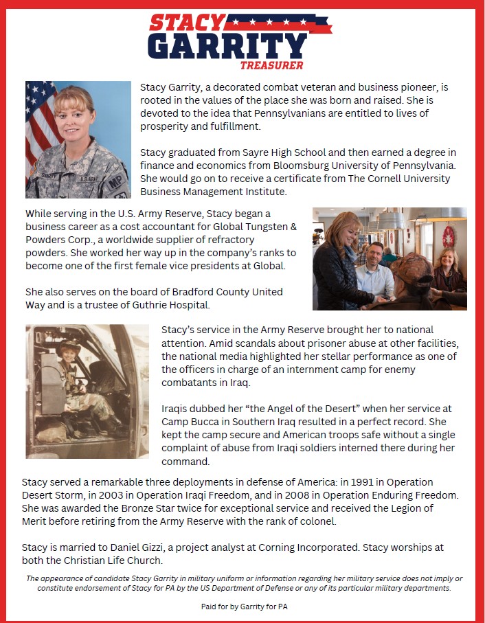 Meet Stacy Garrity, PA Treasurer at the PA Ag Republicans Annual ...